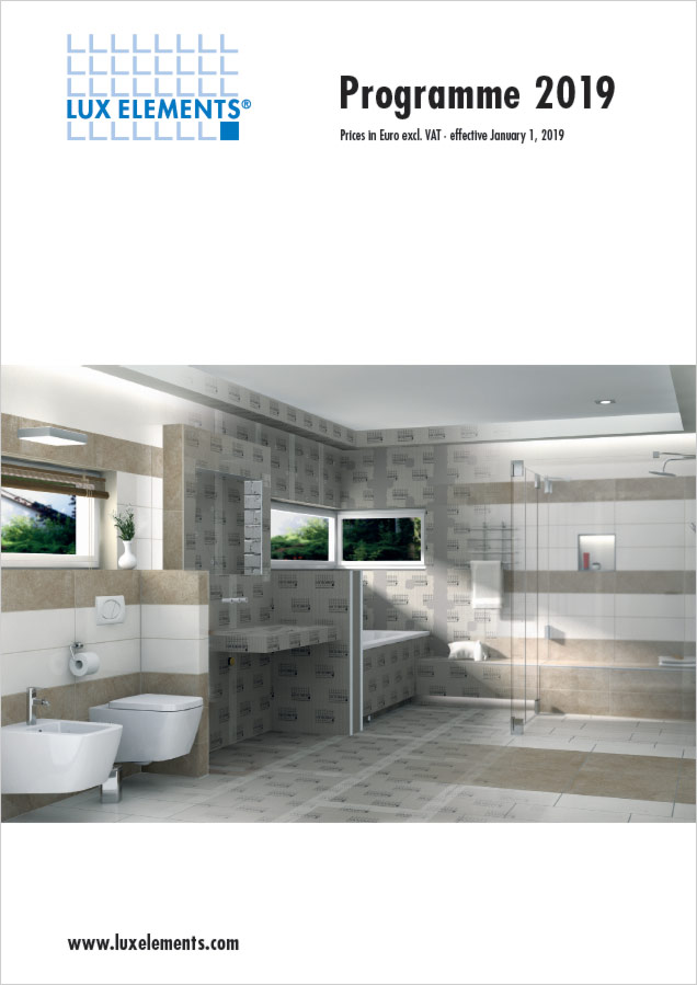 LUX ELEMENTS - Programme - constructions panels and polystyrene hard ...