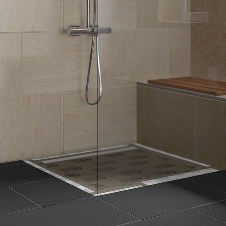 LUX ELEMENTS® TUB-LINE COMBI - Receveurs de douche extra plat avec ...